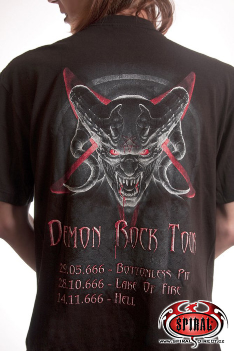 Metalové tričko Spiral DEMON ROCK TR266600 SHB | Spiral.cz - Gothic ...