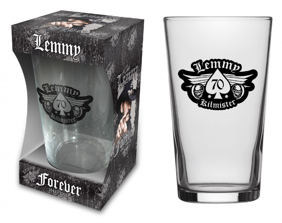Sklenice na pivo MOTORHEAD LEMMY FOREVER 570ml | Spiral.cz - Gothic metalová trička