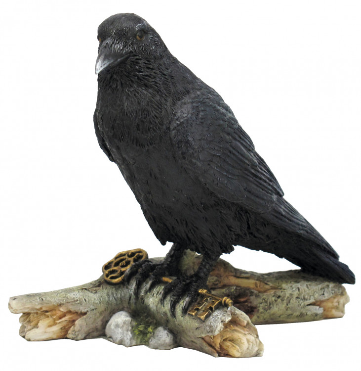 Soška Havran The raven and the key | Spiral.cz - Gothic metalová trička